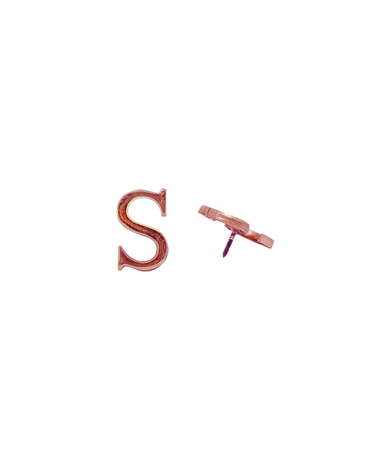 Copper Brass Letter S - Doing Goods
